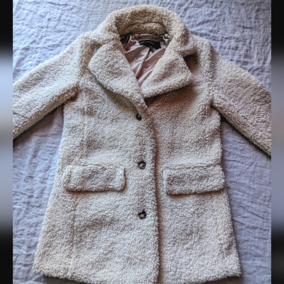 J. Crew | Jackets & Coats | J Crew Cream Teddy Fall Winter Coat | Poshmark